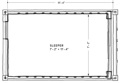 Sleeper Pod - West Coast Container Homes